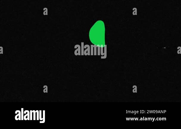 Moving random psychedelic waves on green screen background. Abstract ...