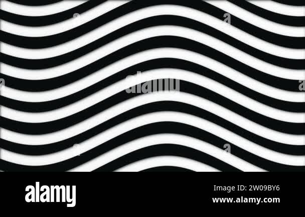 Abstract looping animation of moving wavy striped background. Animation ...
