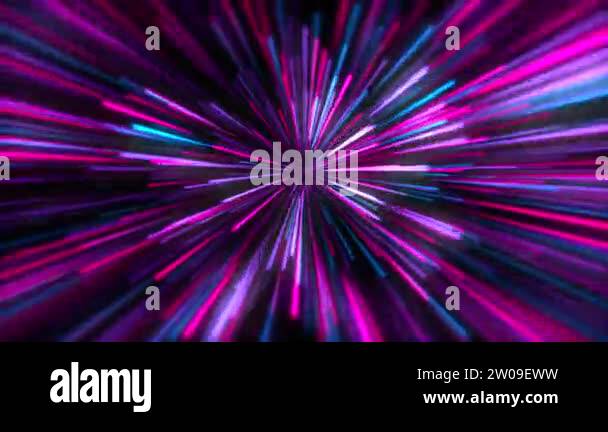 neon rays moving to the center, bright pink nightlife animations ...