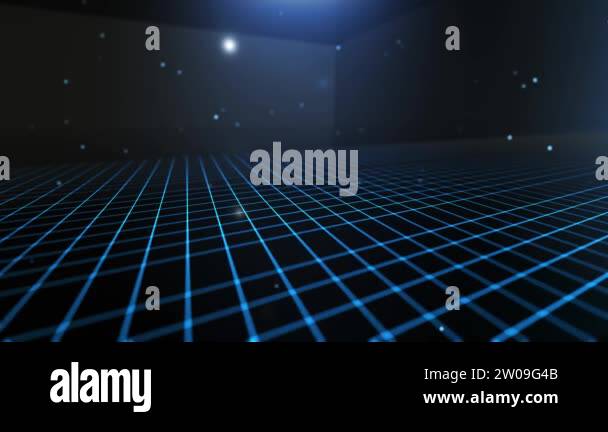 Digital technology lines background is a spectacular motion graphics ...