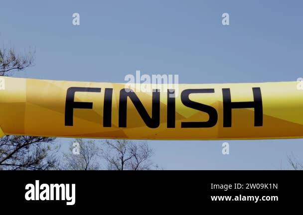 Finish banner Stock Videos & Footage - HD and 4K Video Clips - Alamy
