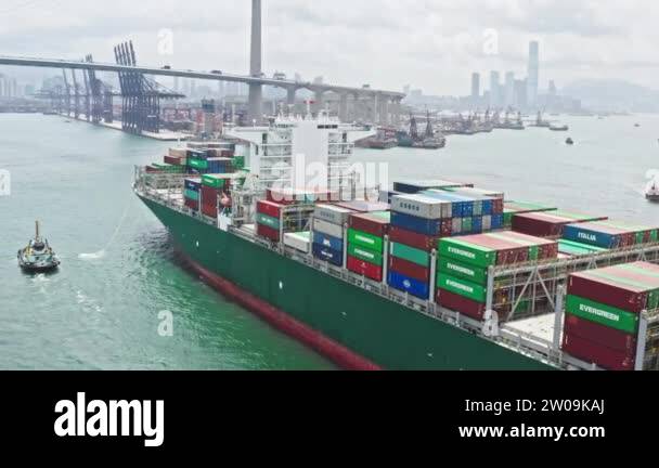 China bridge port cargo ship Stock Videos & Footage - HD and 4K Video ...