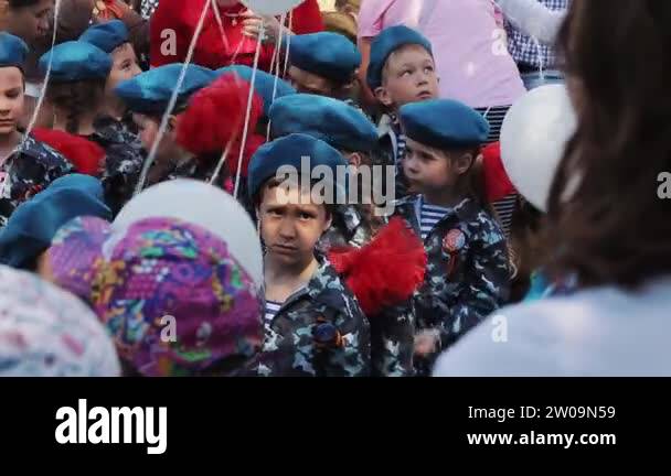 Children in elementary school parade Stock Videos & Footage - HD and 4K ...