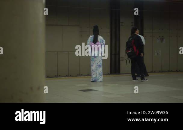 Tokyo, Japan-29 September, 2017: 4K Beautiful Japanese geisha with ...