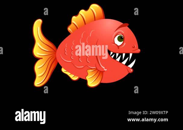 Betta fish cartoon illustration Stock Videos & Footage - HD and 4K ...