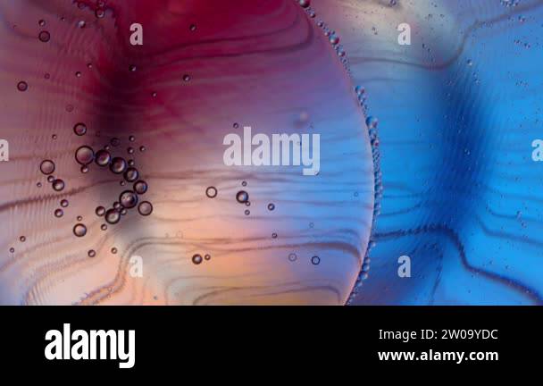 research concept under a microscope, a large cell, small cells in it ...