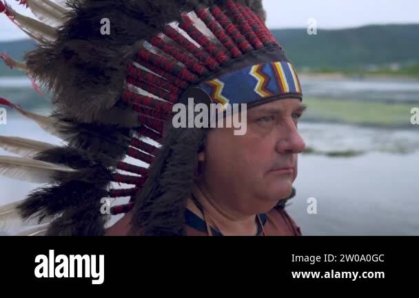 Chief of the mohawk indians Stock Videos & Footage - HD and 4K Video ...