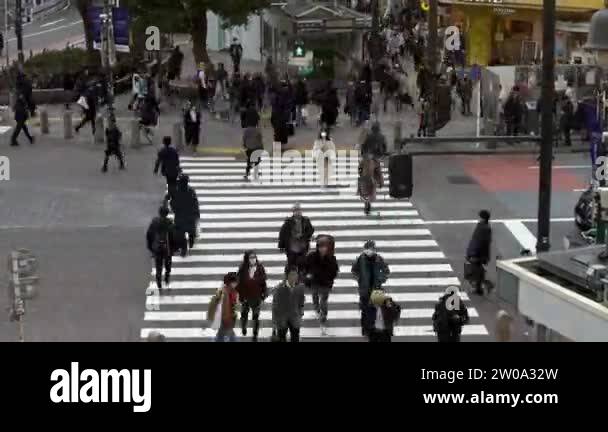 Pedestrian intersection tokyo aerial Stock Videos & Footage - HD and 4K ...