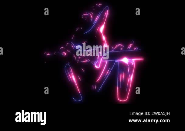 Cute frog cartoon laser animation video Stock Video Footage - Alamy