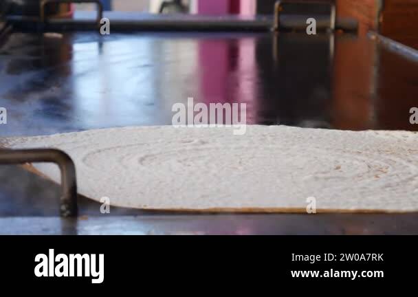 Masala dosa is a South Indian food. Chef make masala Dosa or dosai with ...
