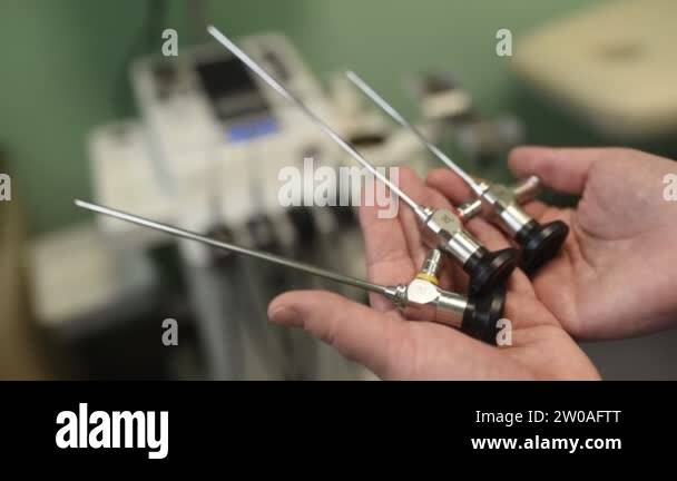 Rhinoscopy for endoscopic examination and treatment of sinusitis ...