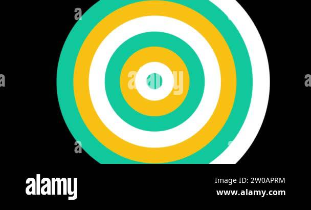 2D animation of Circular Video Transition Wipe with alpha channel in 4K ...