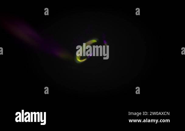 camera motion lens animated background. neon lights camera motion flash ...