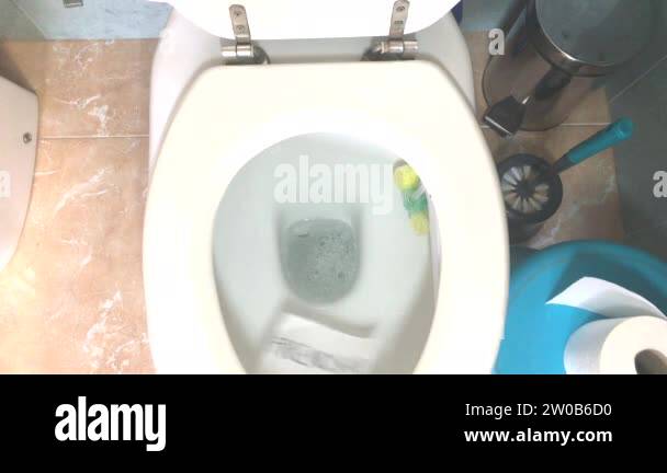 Concept break friendship. Throwing friendship down the toilet Stock ...