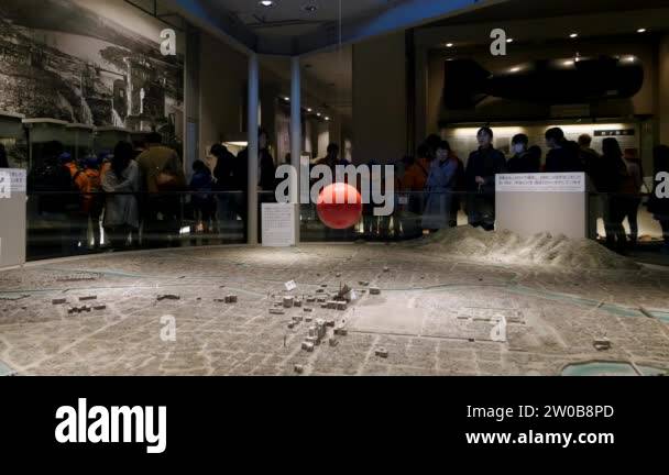 Japan hiroshima interior atomic bomb museum Stock Videos & Footage - HD ...