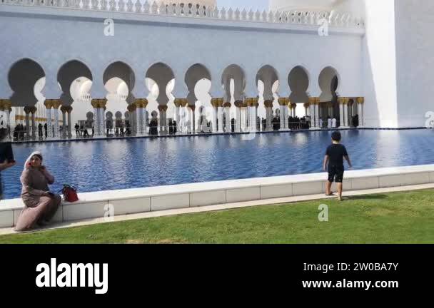 Abu Dhabi, United Arab Emirates - October 2018:. Sheikh Zayed Bin ...