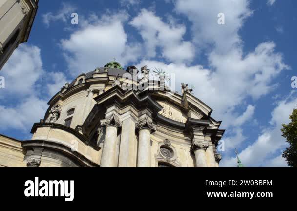 Greco-catholic cathedral of Lviv. Lviv, Ukraine. The Dominican church ...