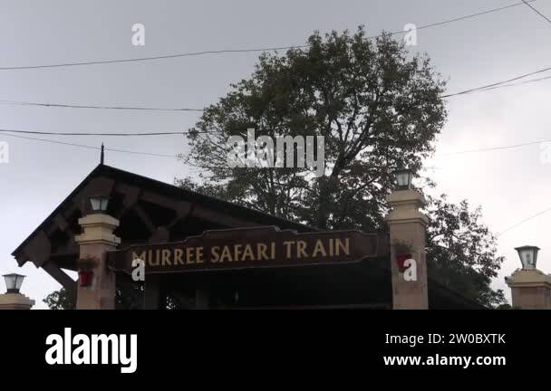MURREE, PAKISTAN - SEP 17: Murree Train Safari at a famous hill station ...
