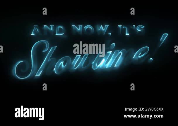 And Now It's Show Time Intro Background With Light Flares/ 4k animated ...