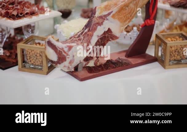 Whole mediterranean traditional jamon Stock Videos & Footage - HD and ...