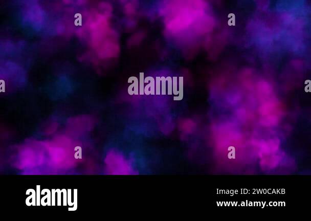 Colorful puffy puffs of smoke on an isolated black background. Overlay ...