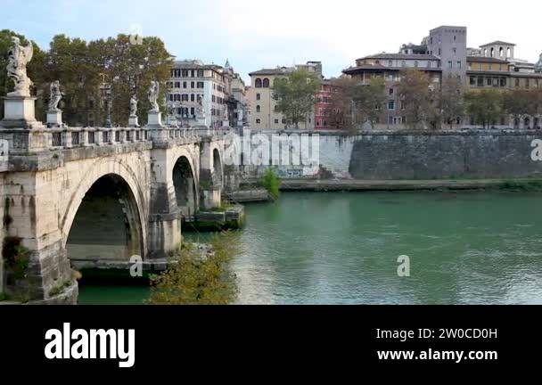 River tiber and rome ancient architecture Stock Videos & Footage - HD ...
