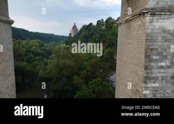 High stone bridge over gorge Stock Videos & Footage - HD and 4K Video ...