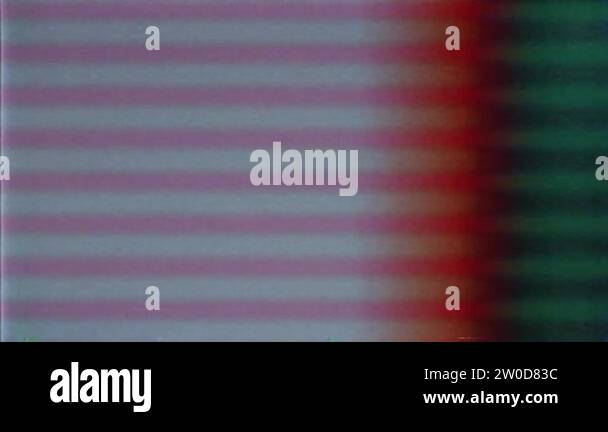 VHS defects noise and artifacts, glitches from an old tape. Glitch ...