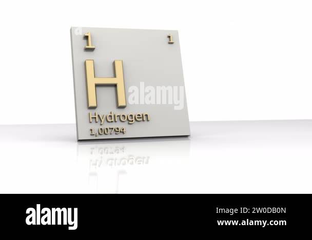 Hydrogen form periodic table Stock Videos & Footage - HD and 4K Video ...