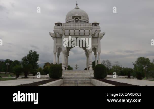 White Marble Monument at Fatima Jinnah Park in Islamabad, Pakistan ...