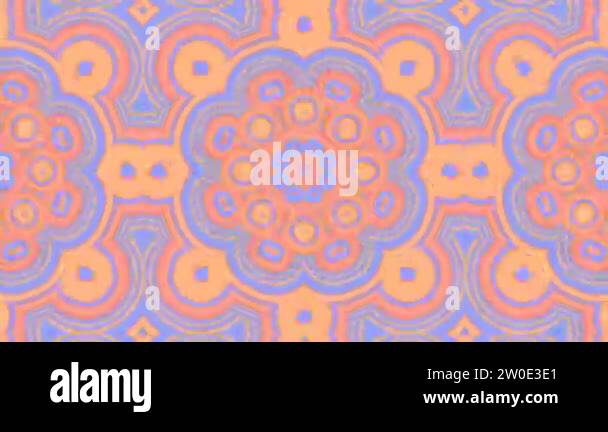 Line Art Geometric Background Radio Waves Pattern 3d Render Loop