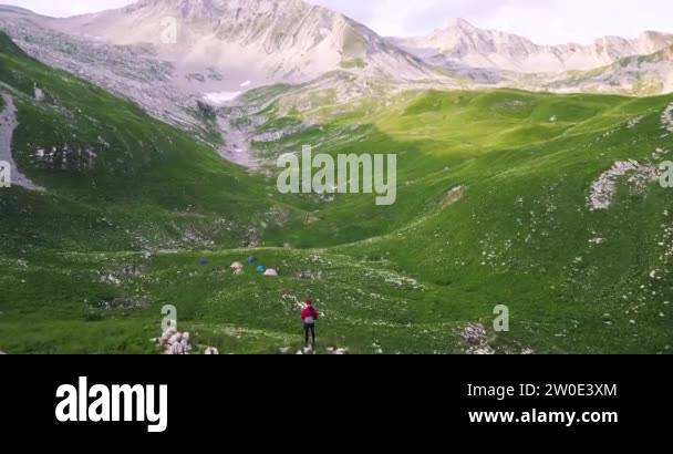 The mountain camp at the height of 2500 meters Stock Video Footage - Alamy