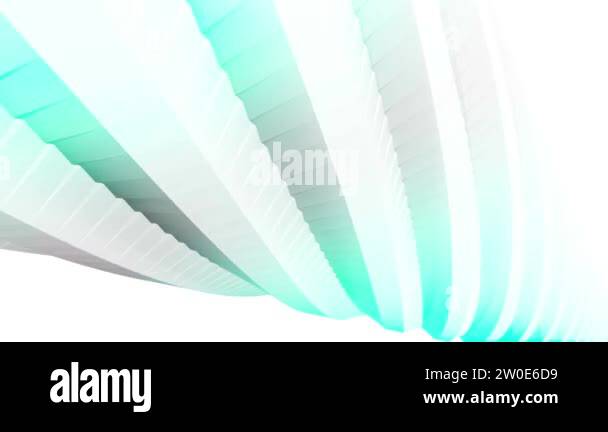 Abstract Animation Of Rotating Geometric Shapes In Spiral In 3d