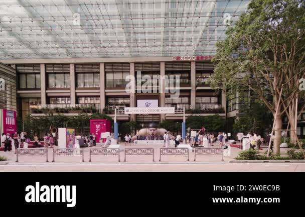 Tokyo, Japan - July 26 2019: Event "Be the change Tokyo 2020" organized ...