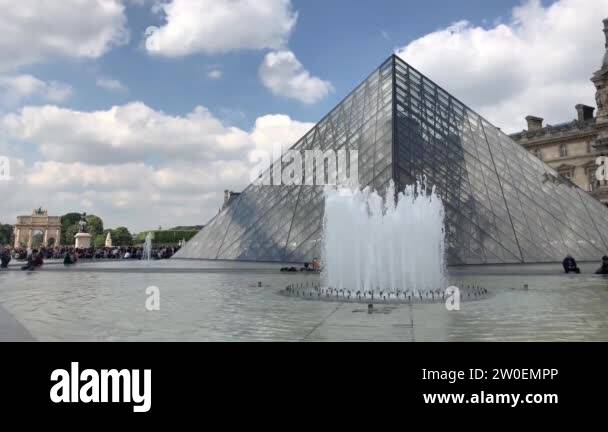 PARIS,FRANCE-30 APRIL,2019:Most famous French landmark - Louvre Museum ...