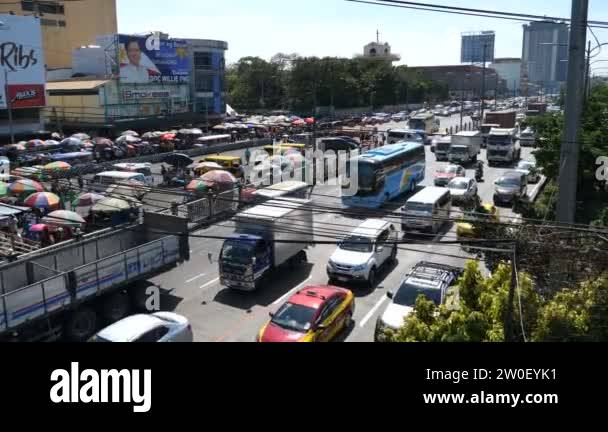 Traffic jam in streets manila Stock Videos & Footage - HD and 4K Video ...