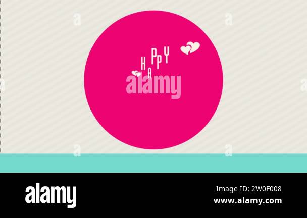 Scaling Easy Slowing Down With Spring Effect Animation Of Happy ...