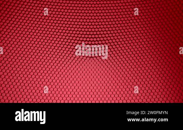 Hexagons Form A Wave. Loop background, 5 in 1, 3d rendering, 4k ...