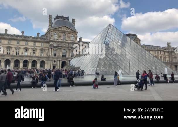 PARIS,FRANCE-30 APRIL,2019:Most famous French landmark - Louvre Museum ...