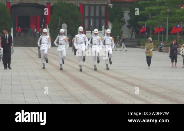 Taiwan ceremonial guard Stock Videos & Footage - HD and 4K Video Clips ...