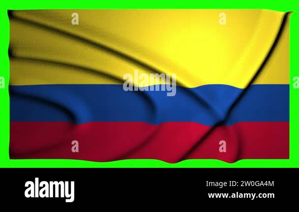 colombia Animation Flag Animation Green Screen Animation colombia video ...
