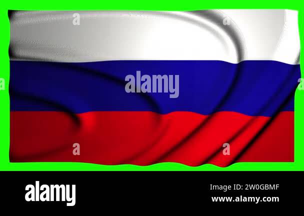 russia Animation Flag Animation Green Screen Animation russia video ...