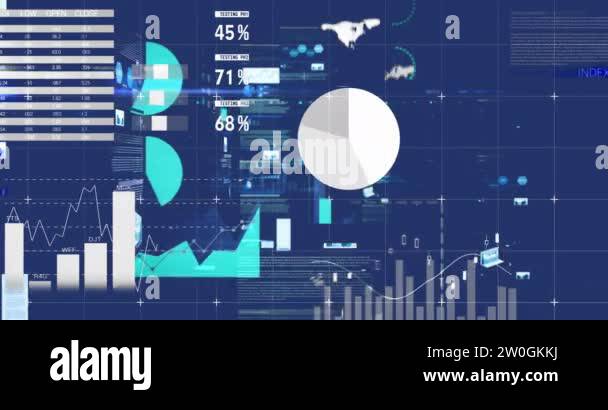 Animation statistics in dark background Stock Videos & Footage - HD and ...