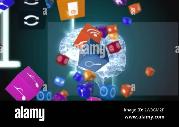 Diagram of a brain Stock Videos & Footage - HD and 4K Video Clips - Alamy