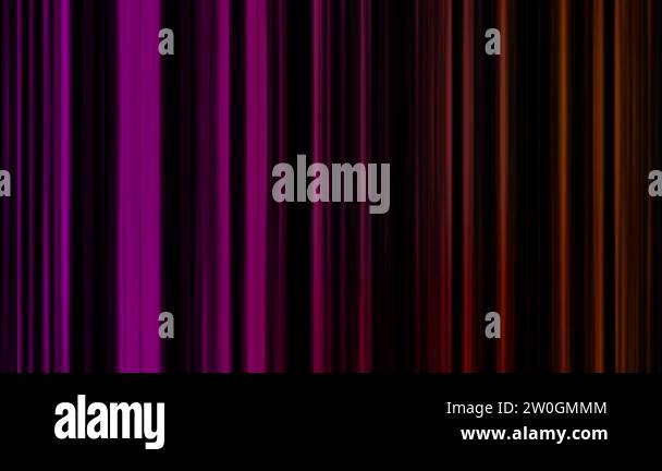 Quick motion of multicolored neon bright lines falling down on the ...
