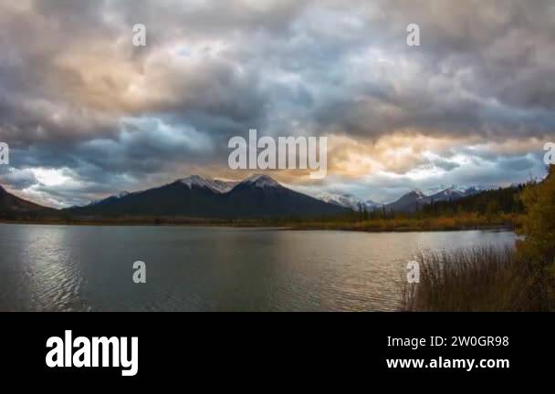 Vermillion lakes sunset Stock Videos & Footage - HD and 4K Video Clips ...