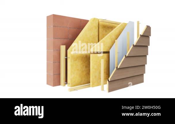 Structure of wall: bricks or blocks, mineral wool, wood structure ...