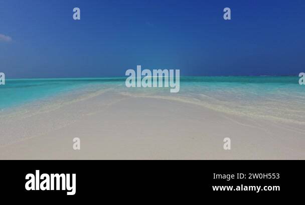 Shallow water at the beach. Nature of Dominican Republic, Caribbean ...