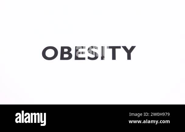Stop obesity overweight sign Stock Videos & Footage - HD and 4K Video ...