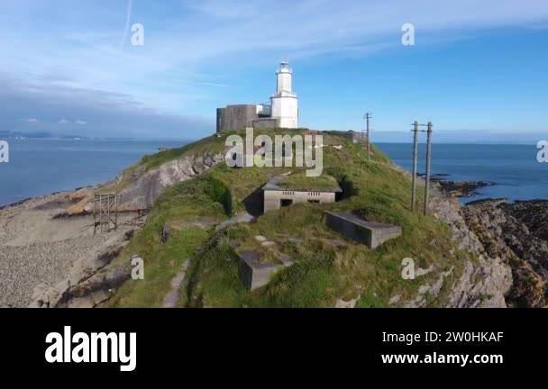 Mumbles old lighthouse Stock Videos & Footage - HD and 4K Video Clips ...